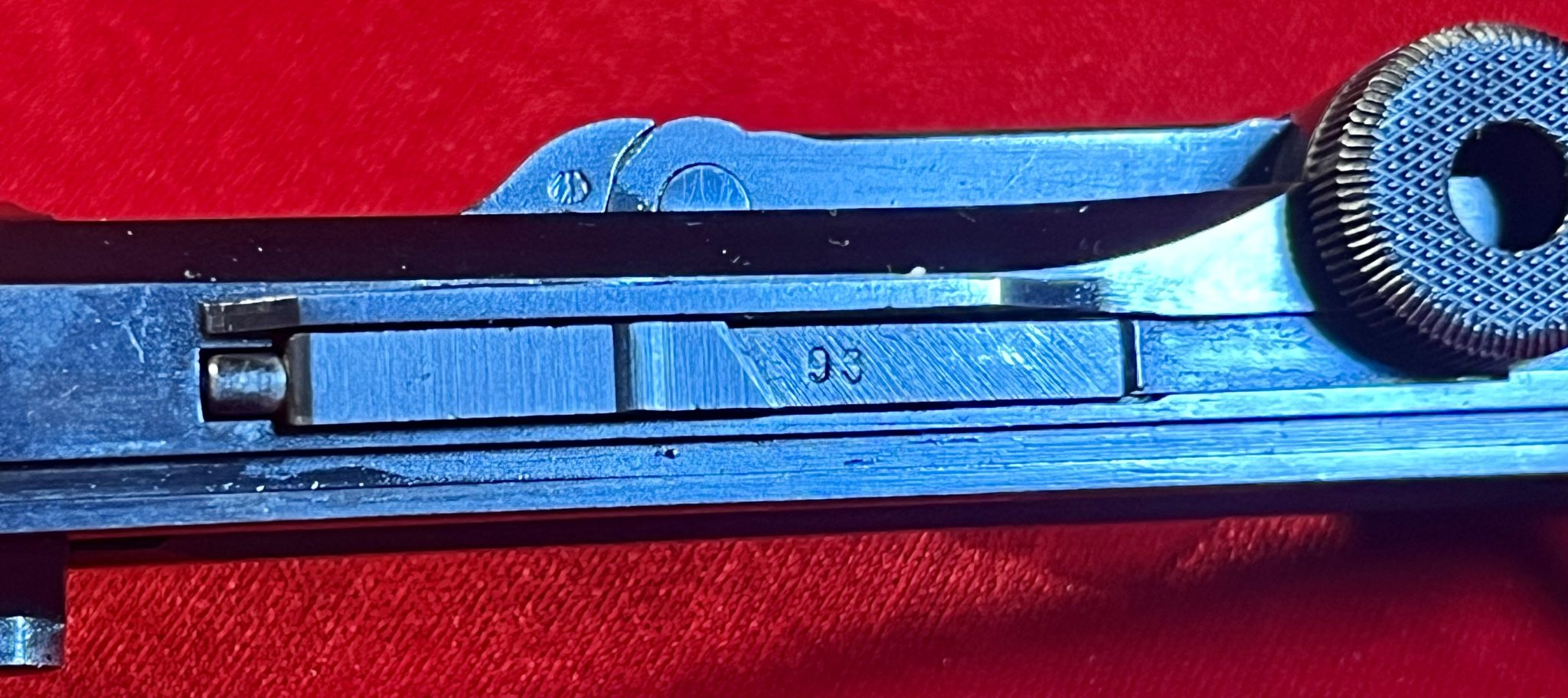 SOLD VERY CHOICE MAUSER 1939 S/42 CODE NAZI ISSUED LUGER PISTOL, MINT ...