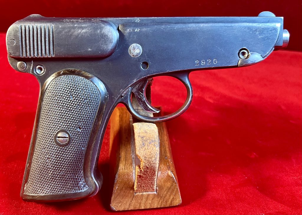 SOLD ULTRA RARE GERMAN WW1 JAGER PISTOL, VERY SHARP! - Pre98 Antiques