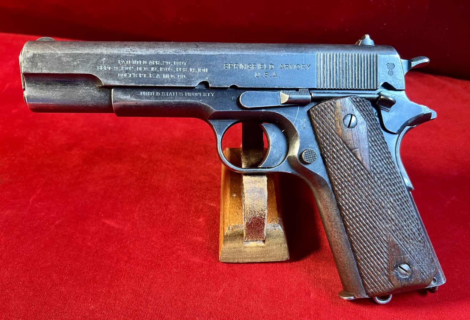 SOLD RARE SPRINGFIELD ARMORY 1911 US ARMY SERVICE PISTOL, NOV 1915 ...