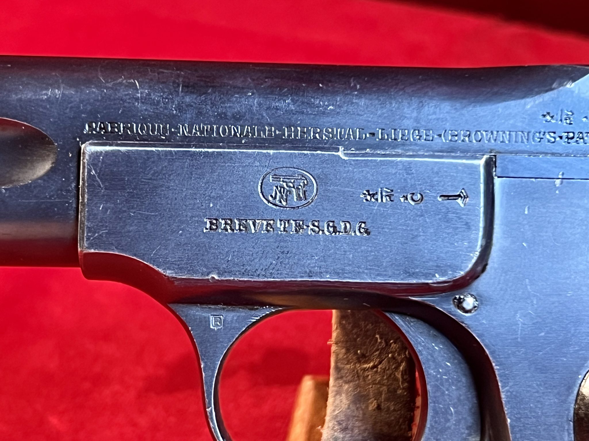 SOLD EXCEPTIONAL, MINT CRISP, FN MODEL 1900 PISTOL, CIRCA 1907 ...