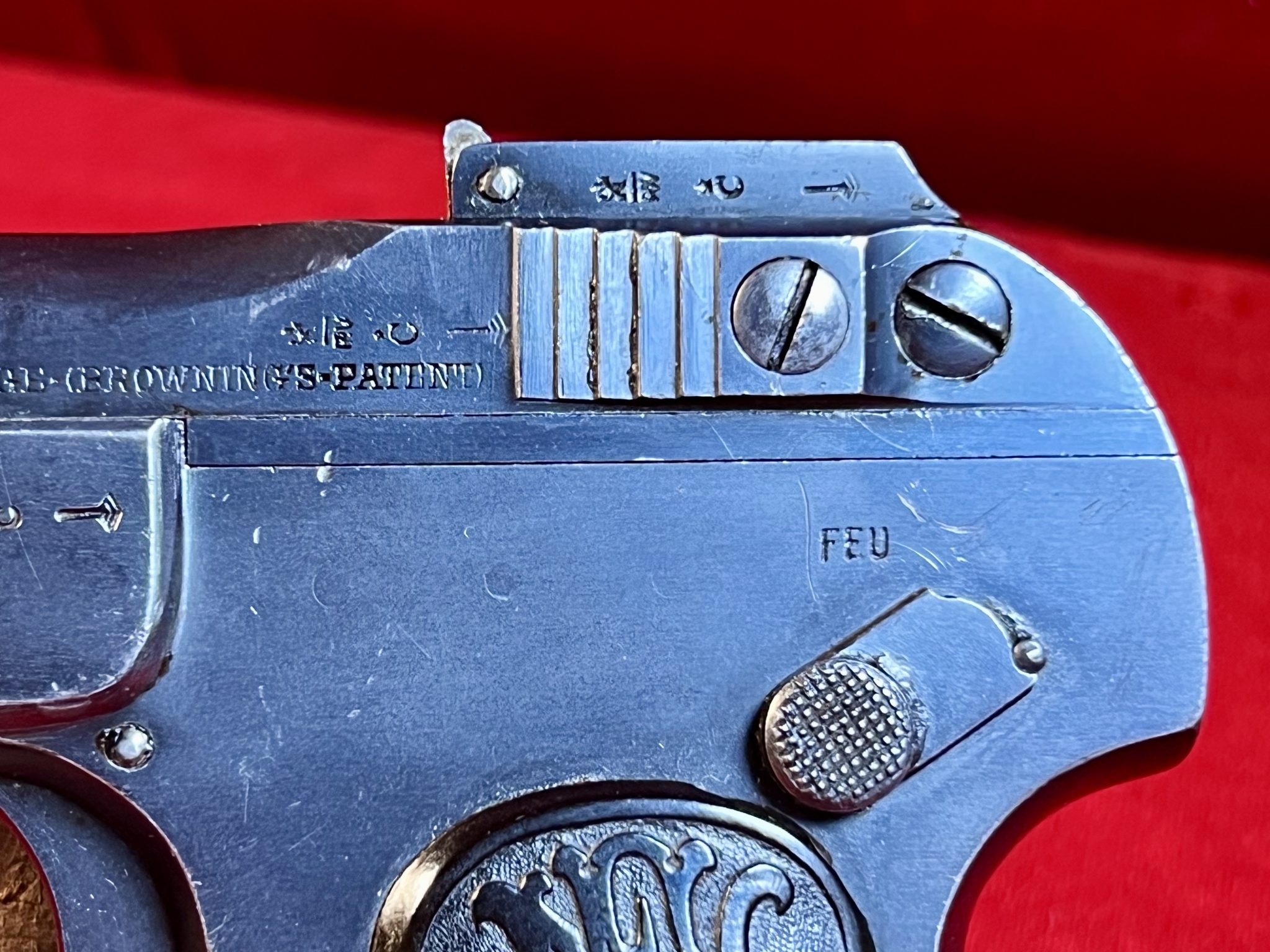 SOLD EXCEPTIONAL, MINT CRISP, FN MODEL 1900 PISTOL, CIRCA 1907 ...