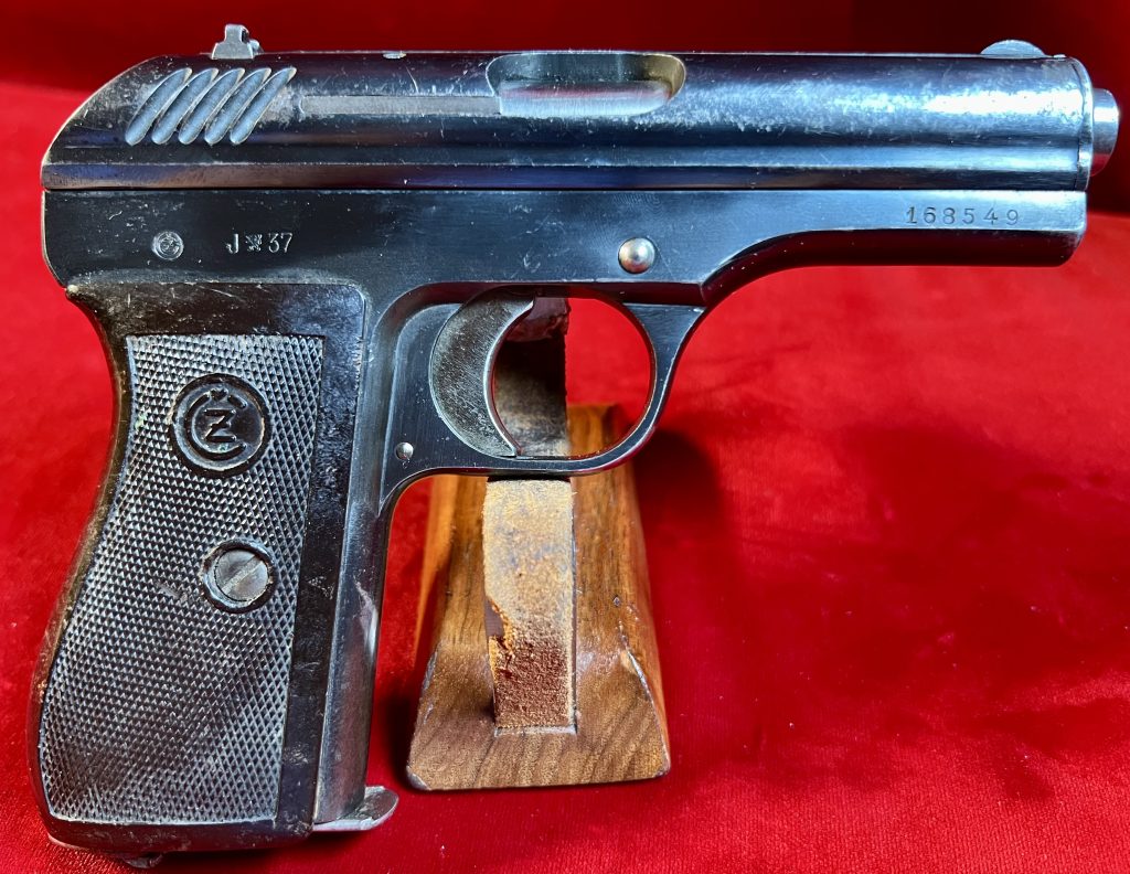 SOLD CZECH 1937 PRODUCTION Cz24 PISTOL, STILL WITH CAPTURE PAPERS! VERY ...