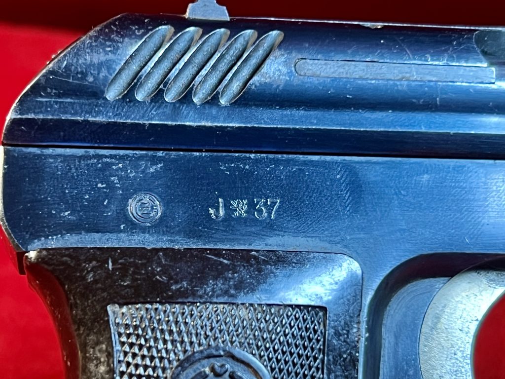 SOLD CZECH 1937 PRODUCTION Cz24 PISTOL, STILL WITH CAPTURE PAPERS! VERY ...
