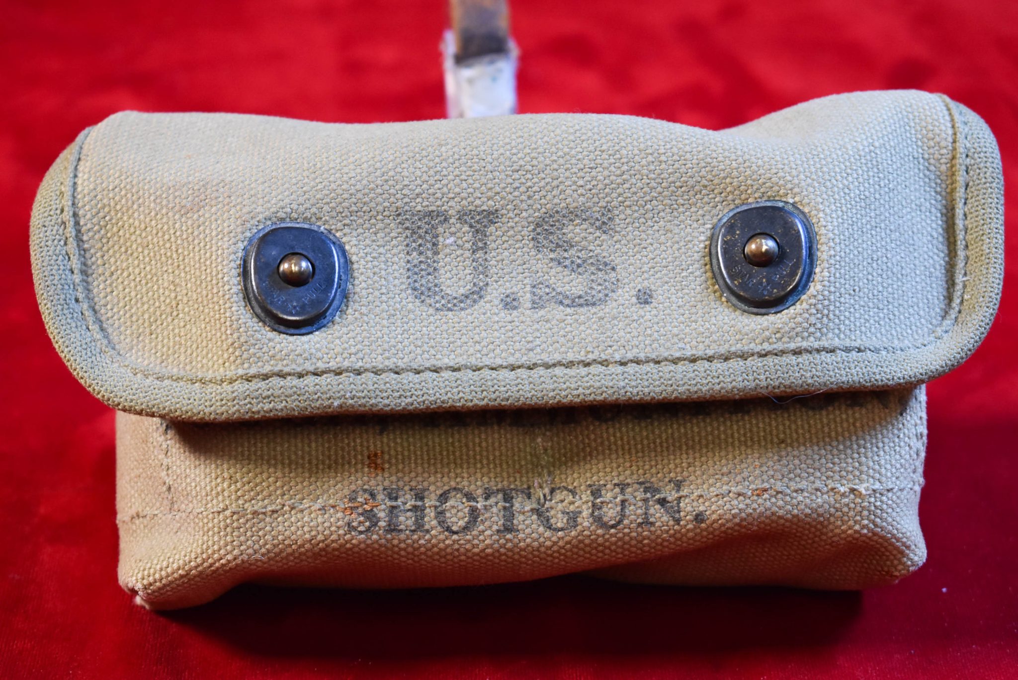 SOLD VERY SCARCE ORIGINAL US WWII JQMD 1943 MARKED TRENCH GUN SHELL ...