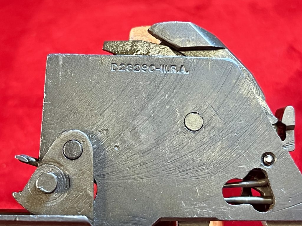 SOLD VERY SCARCE US WWII WINCHESTER M1 GARAND RIFLE, JUNE,1943 ...