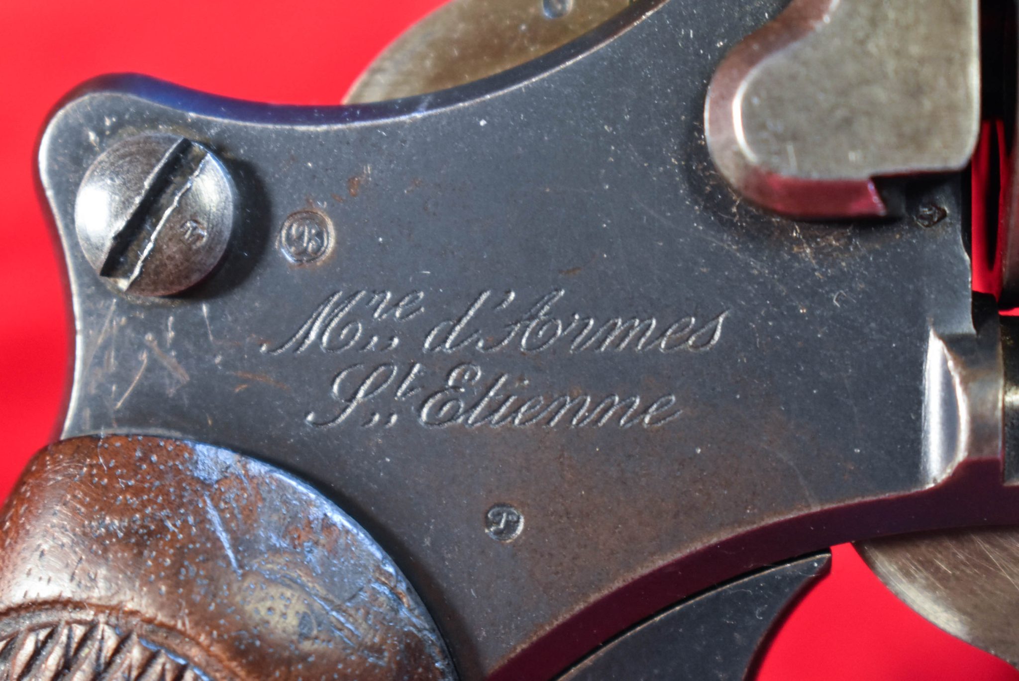 SOLD ANTIQUE FRENCH WWI ERA Mle 1892 “LEBEL” SERVICE REVOLVER, EARLY ...