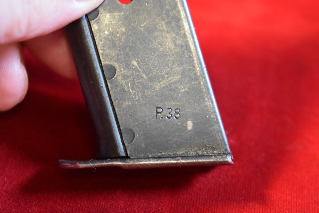 MAGMANIA! GERMAN WWII VERY EARLY WALTHER P.38 NUMBERED MAG - Pre98 Antiques