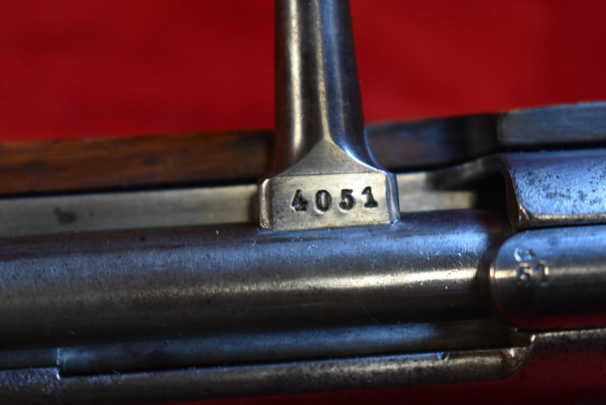 SOLD SCARCE GERMAN WWI 1896 AMBERG ARSENAL GERMAN GEW88/14 COMMISSION ...