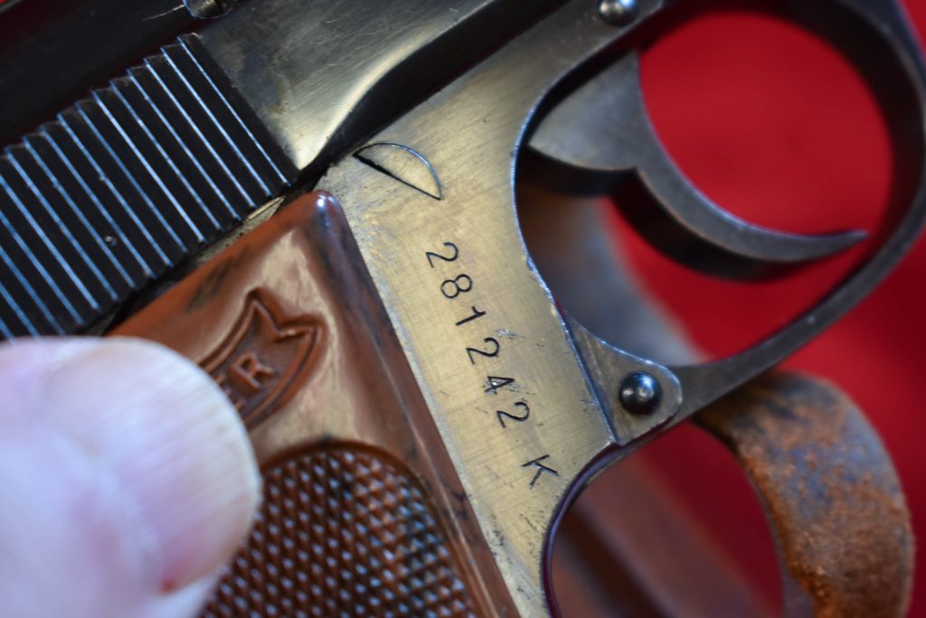 SOLD EXCEPTIONALLY RARE NAZI RSHA/SS ISSUE WALTHER PPK, “K SUFFIX ...