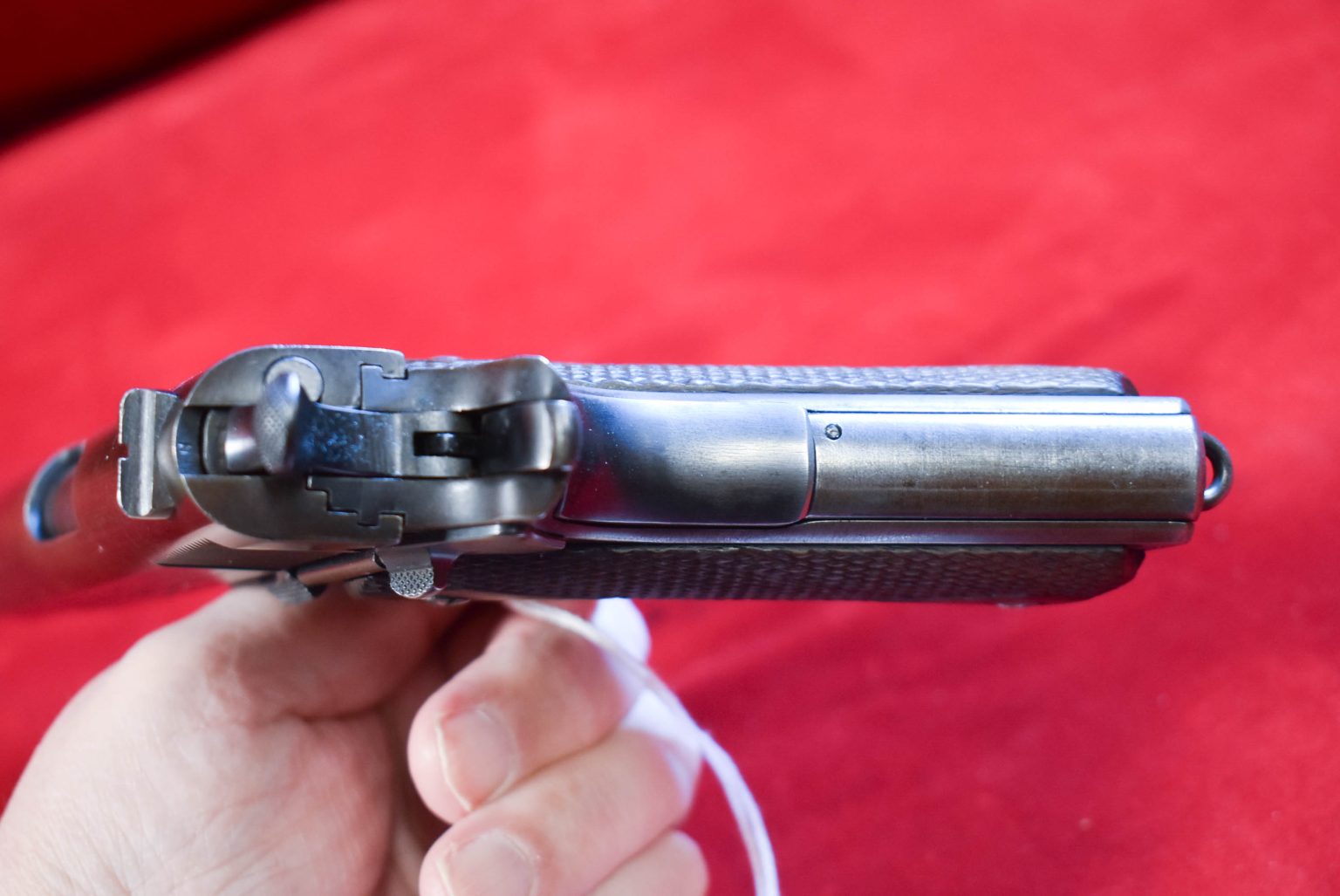 SOLD US WWI COLT 1911 US ARMY PISTOL, “BLACK ARMY” VARIANT, 100% ...