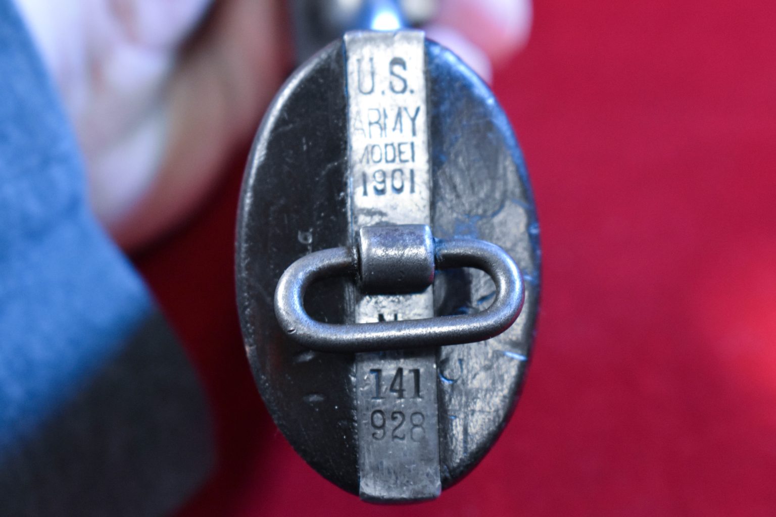 SOLD VERY CHOICE US ARMY COLT MODEL 1901 .38 LONG COLT SERVICE REVOLVER ...