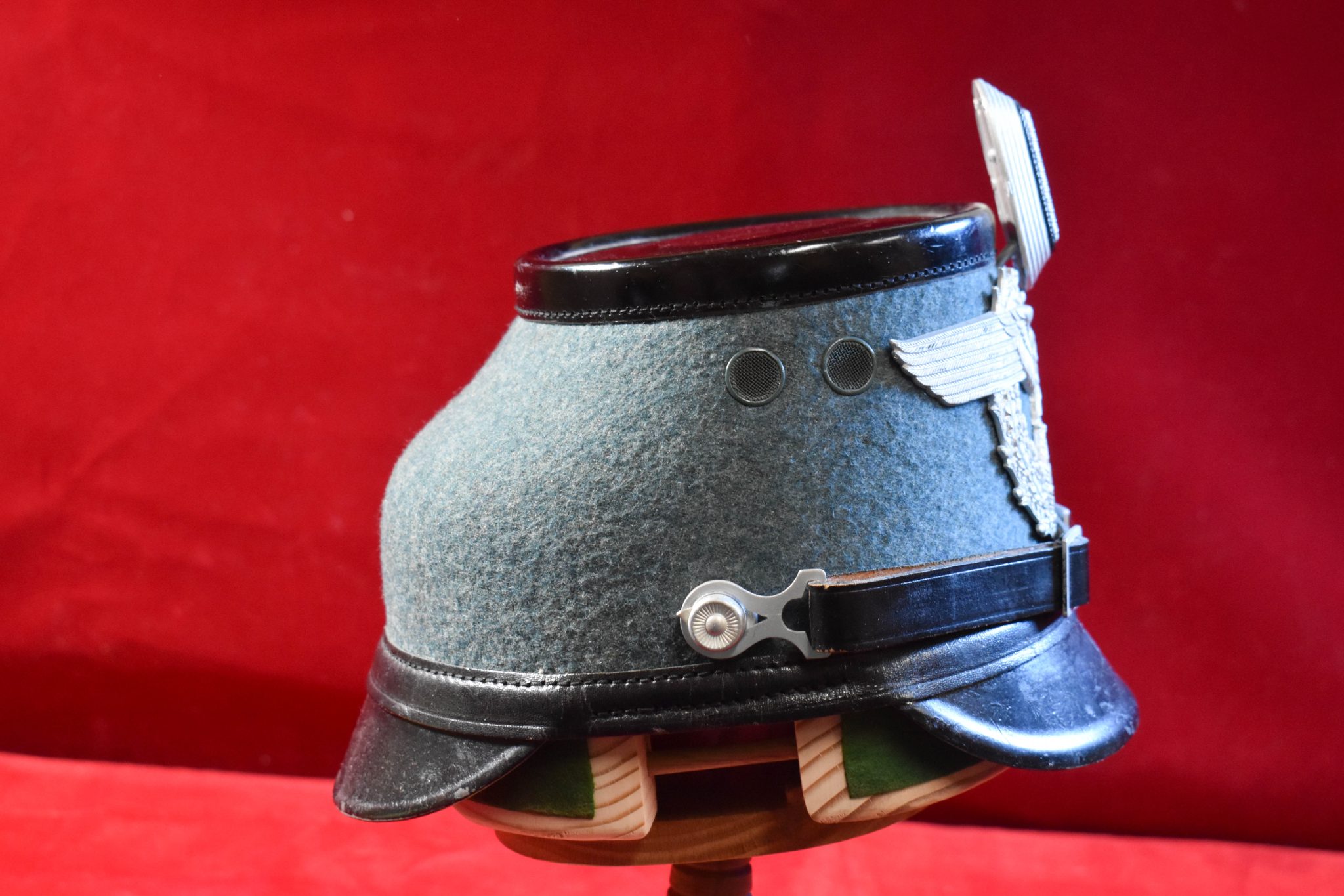 THU MAY 8, EXCEPTIONAL GERMAN WWII, NAZI CITY POLICE SHAKO, MADE BY ...