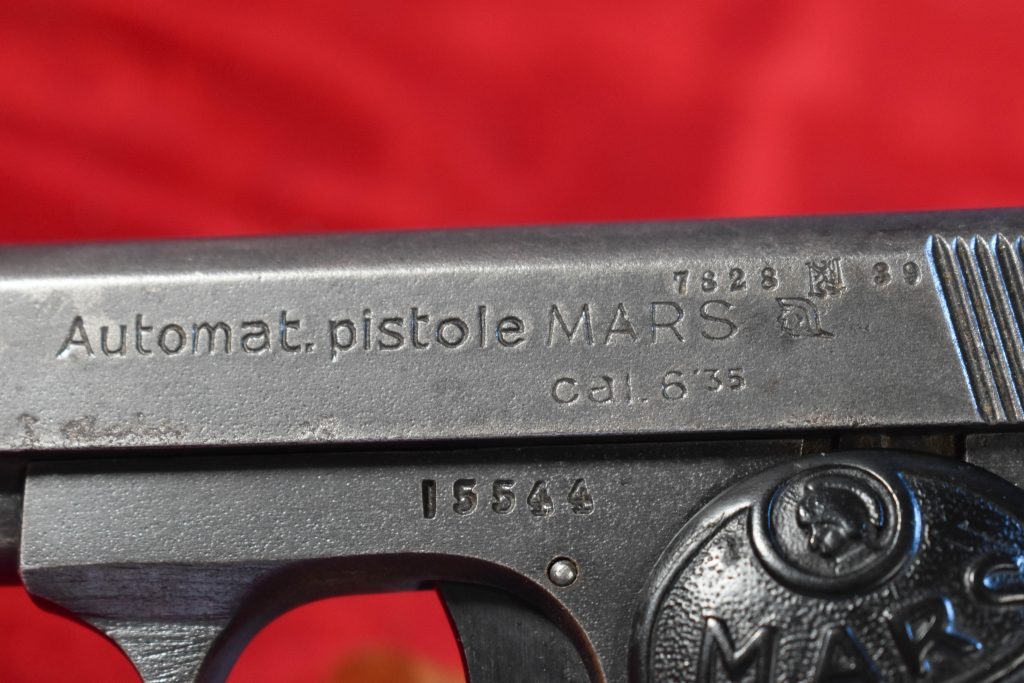 SOLD, SCARCE & RARELY SEEN 1939 CZECH MARS PISTOL, 6.35mm (.25 auto ...