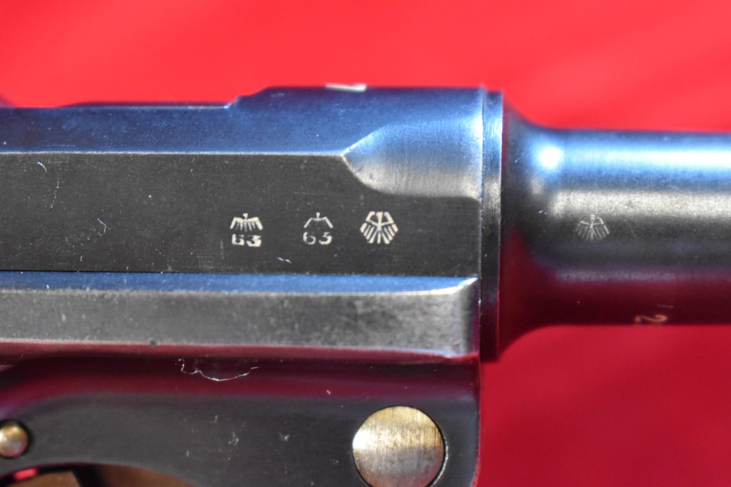 SOLD, VERY CHOICE GERMAN WWII 1937 S/42 P.08 LUGER PISTOL, ALL MATCHING ...