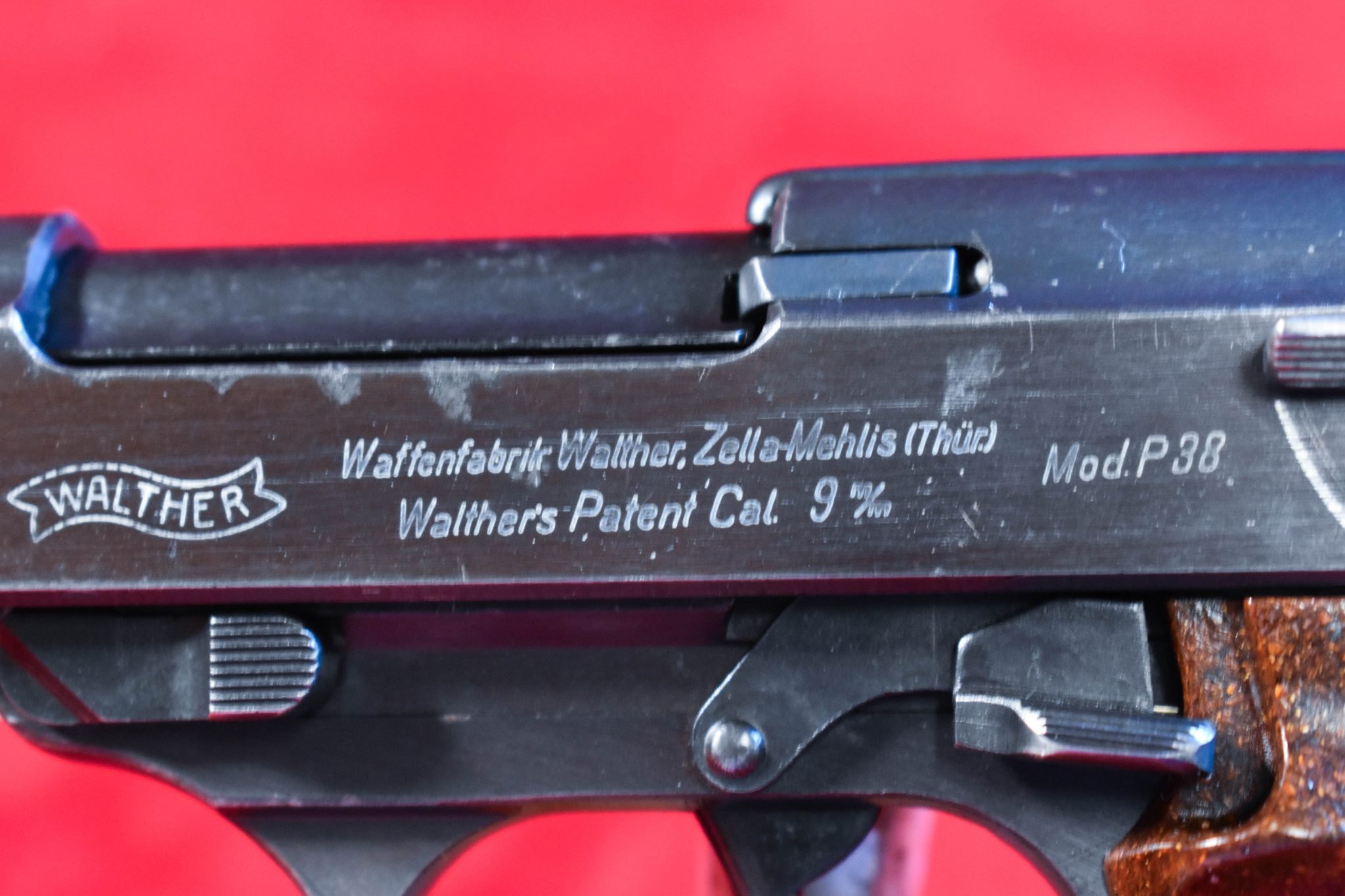 SOLD VERY RARE (only 1800) EARLY 1944 PRODUCTION WALTHER MOD P38 ...