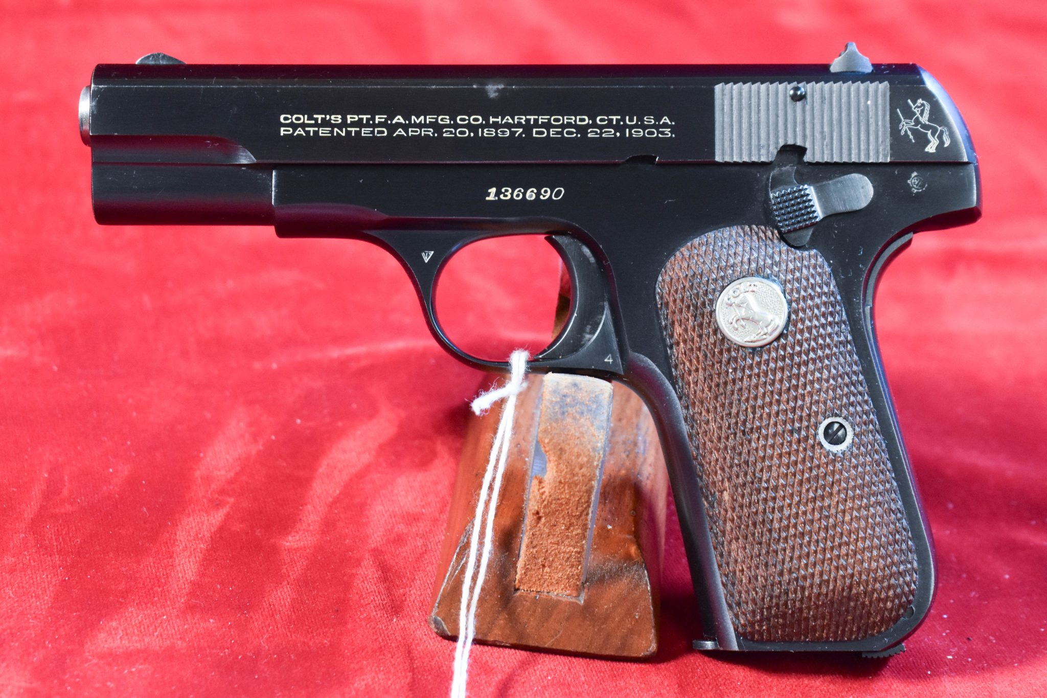 SOLD, EXTREMELY RARE & SELDOM SEEN, US WWII COLT M1908 U.S. PROPERTY ...