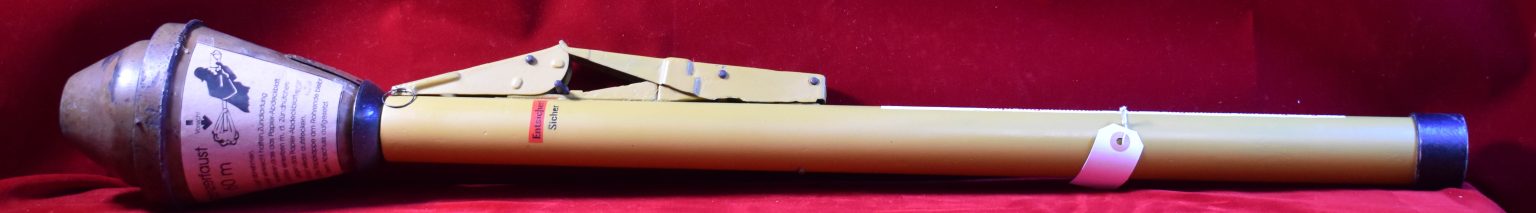 TUE SEP 16, GERMAN WWII, RARE ORIGINAL, INERT PANZERFAUST 60, GENUINE ...